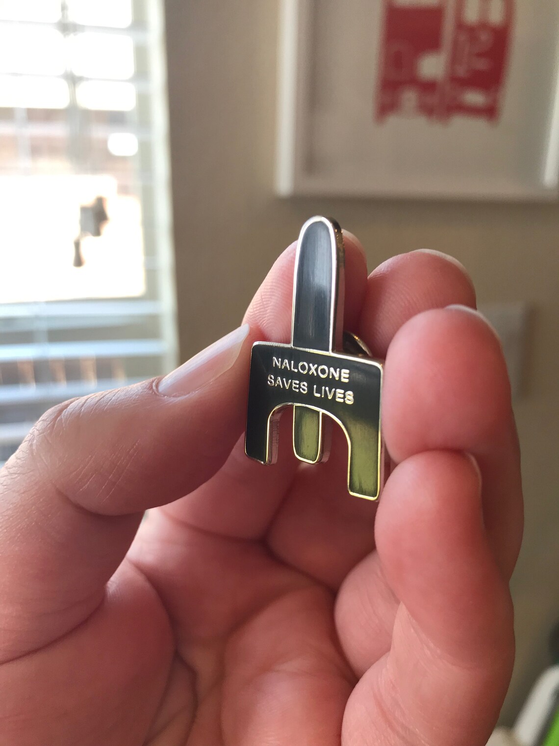 Black Cloisonne Naloxone Pin - Etsy