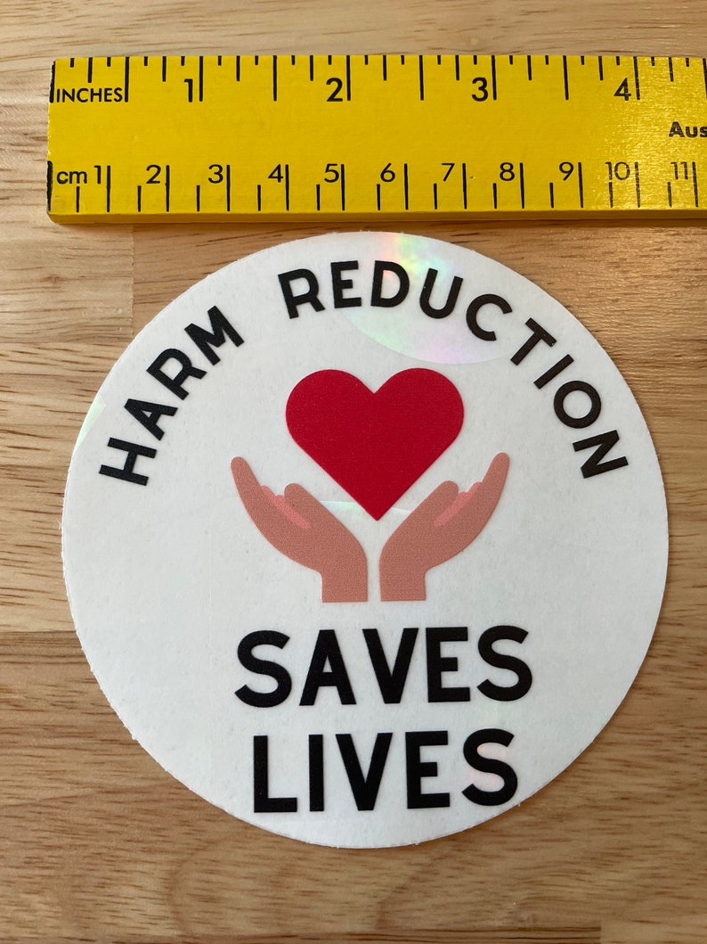 Harm Reduction Saves Lives Suncatcher Window Decal - Etsy
