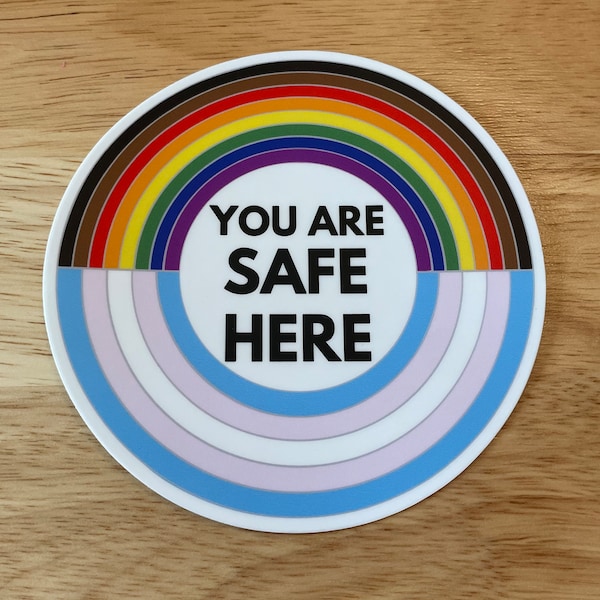 You Are Safe Here Poster - Etsy