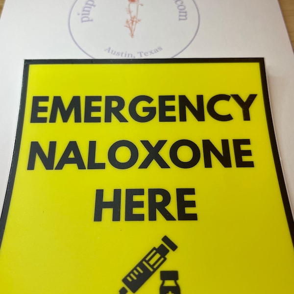 Naloxone Stickers - Etsy Canada