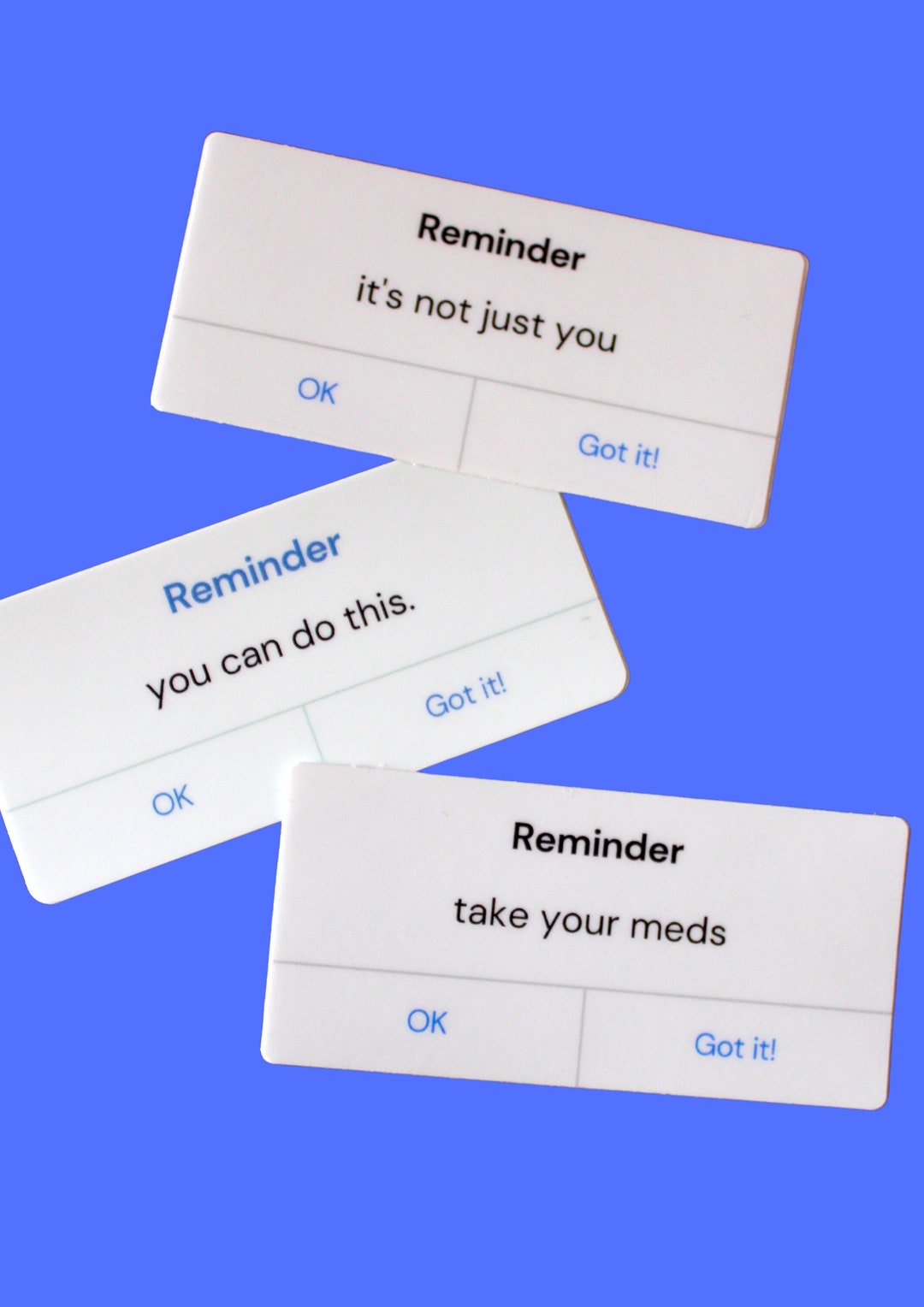 Mental Health Reminders Sticker Pack - Etsy