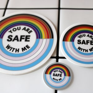 You Are Safe With Me Sticker - Etsy
