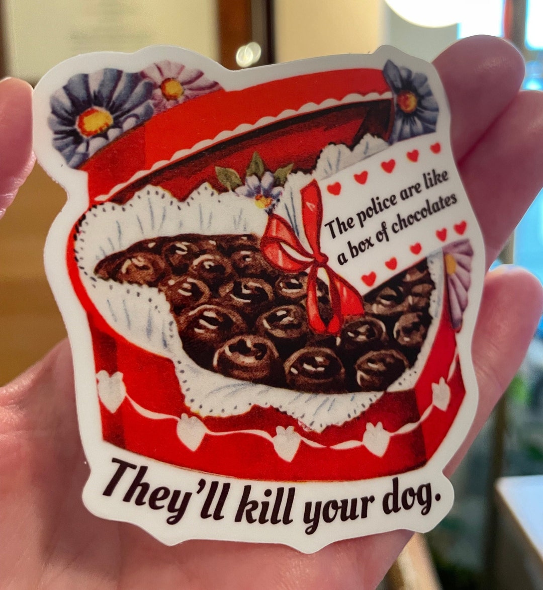 Box of Chocolates Sticker - Etsy