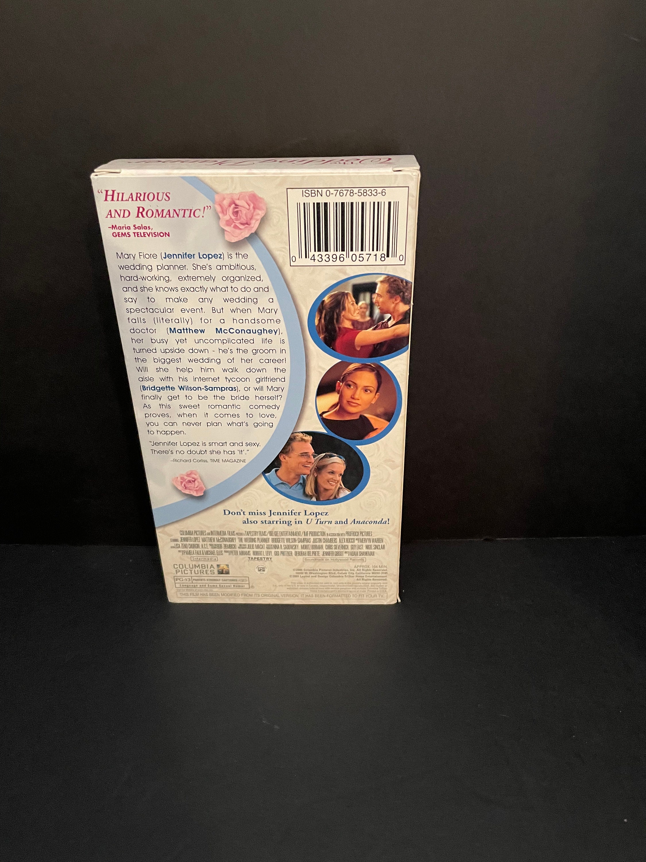 The Wedding Planner VHS Tape - Etsy