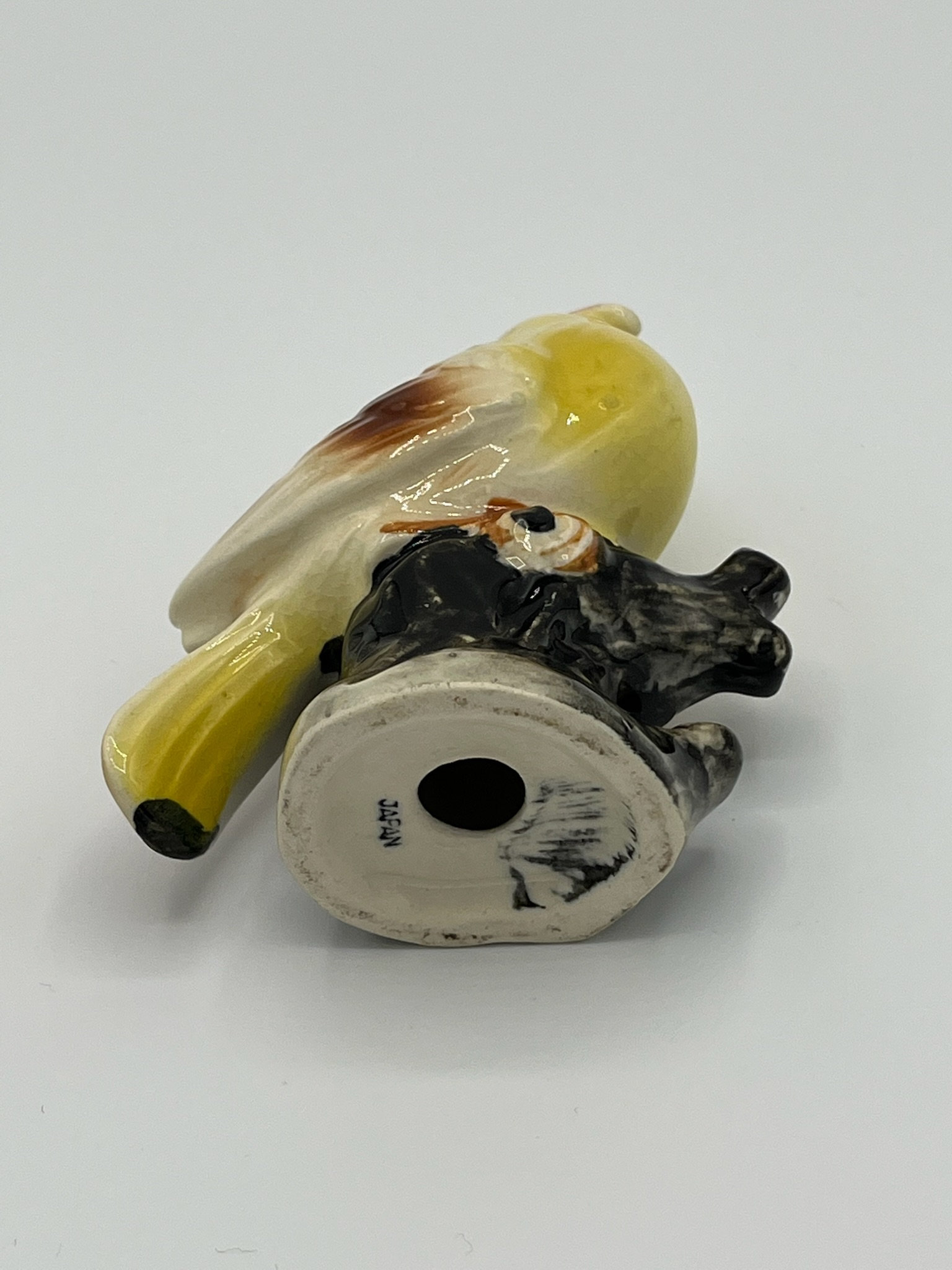Yellow Ceramic/porcelain Bird Figurine - Etsy