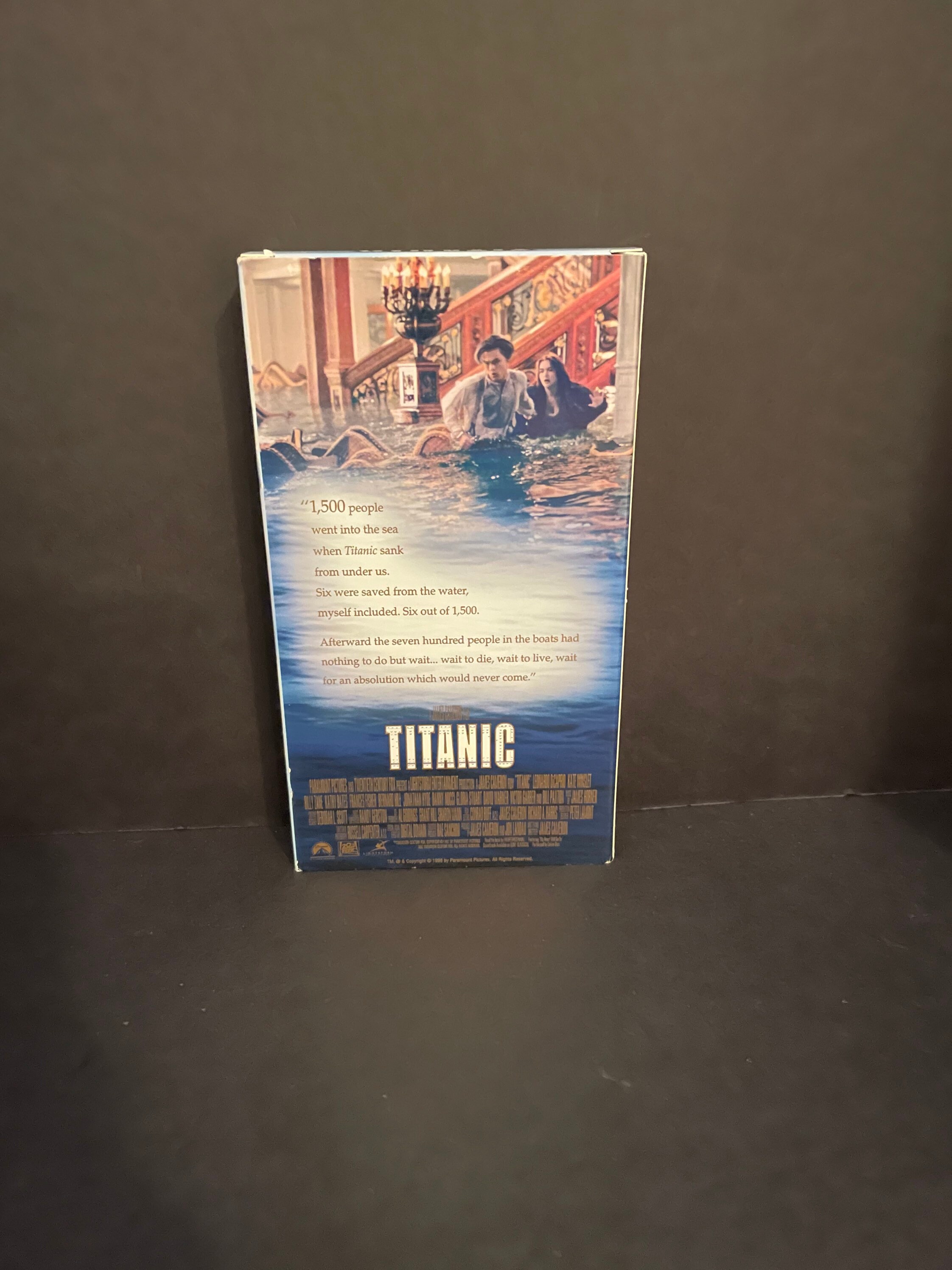Titanic on VHS: Titanic the Movie Starring Leonardo Dicaprio - Etsy Canada