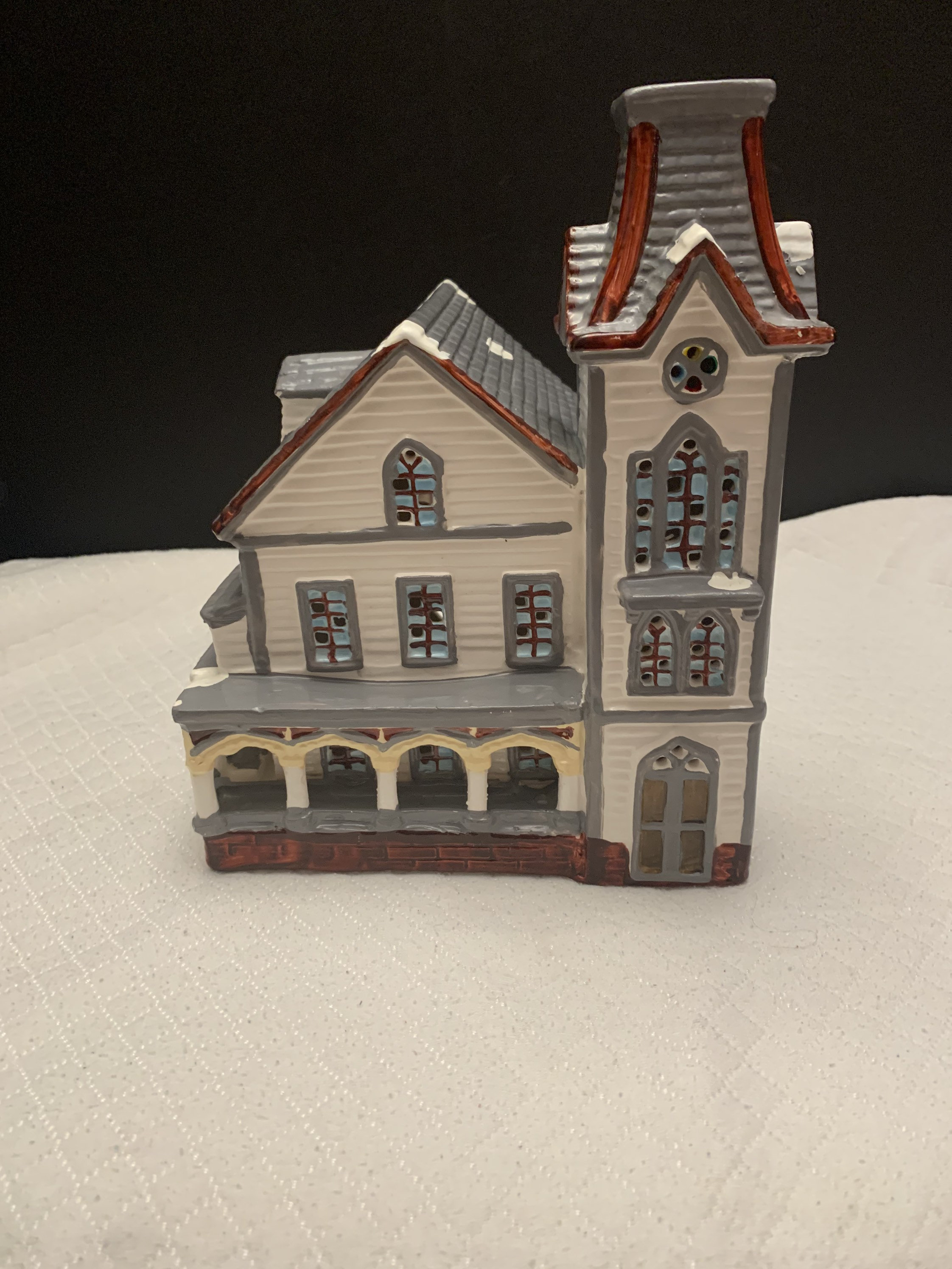 Rare Tower House by Yuletide Snow Hamlet 745 - Etsy