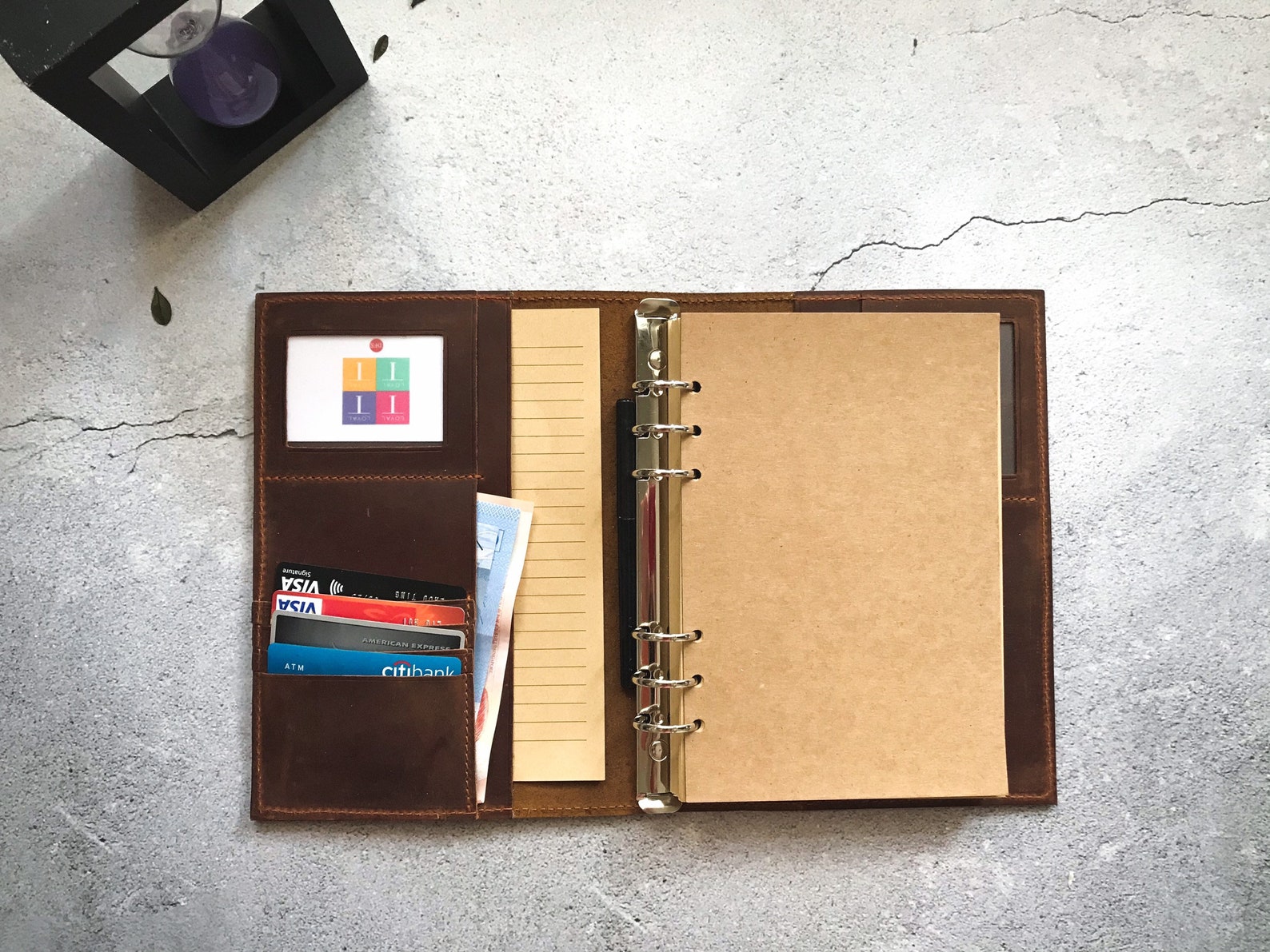 A5 Size Personalized Leather Journal With Strap Engraving - Etsy