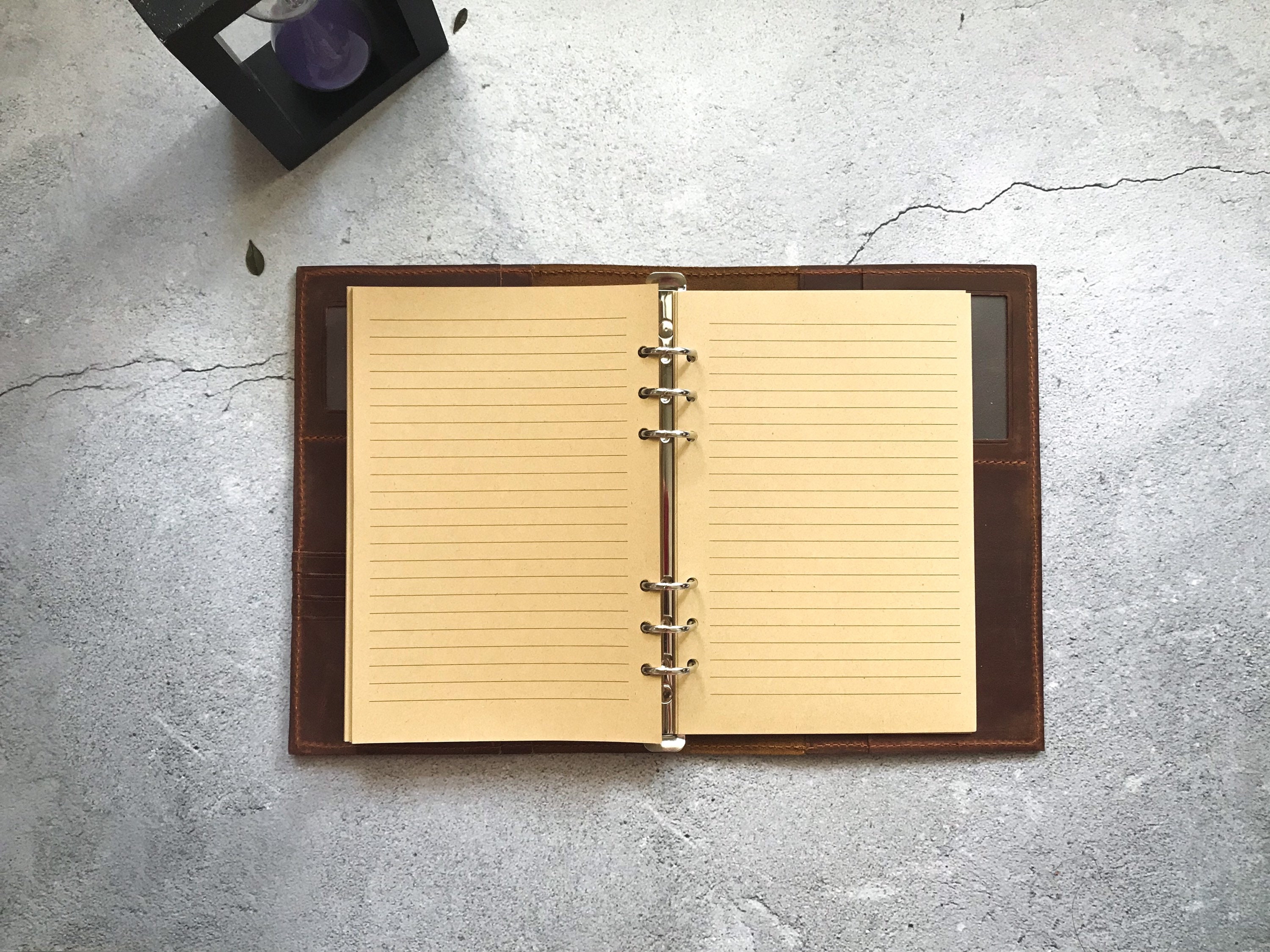 A5 Size Personalized Leather Journal With Strap Engraving - Etsy