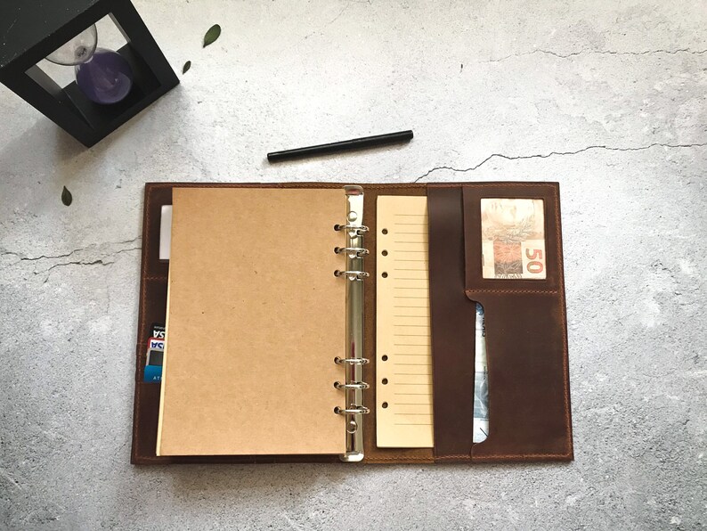 A5 Size Personalized Leather Journal With Strap Engraving - Etsy