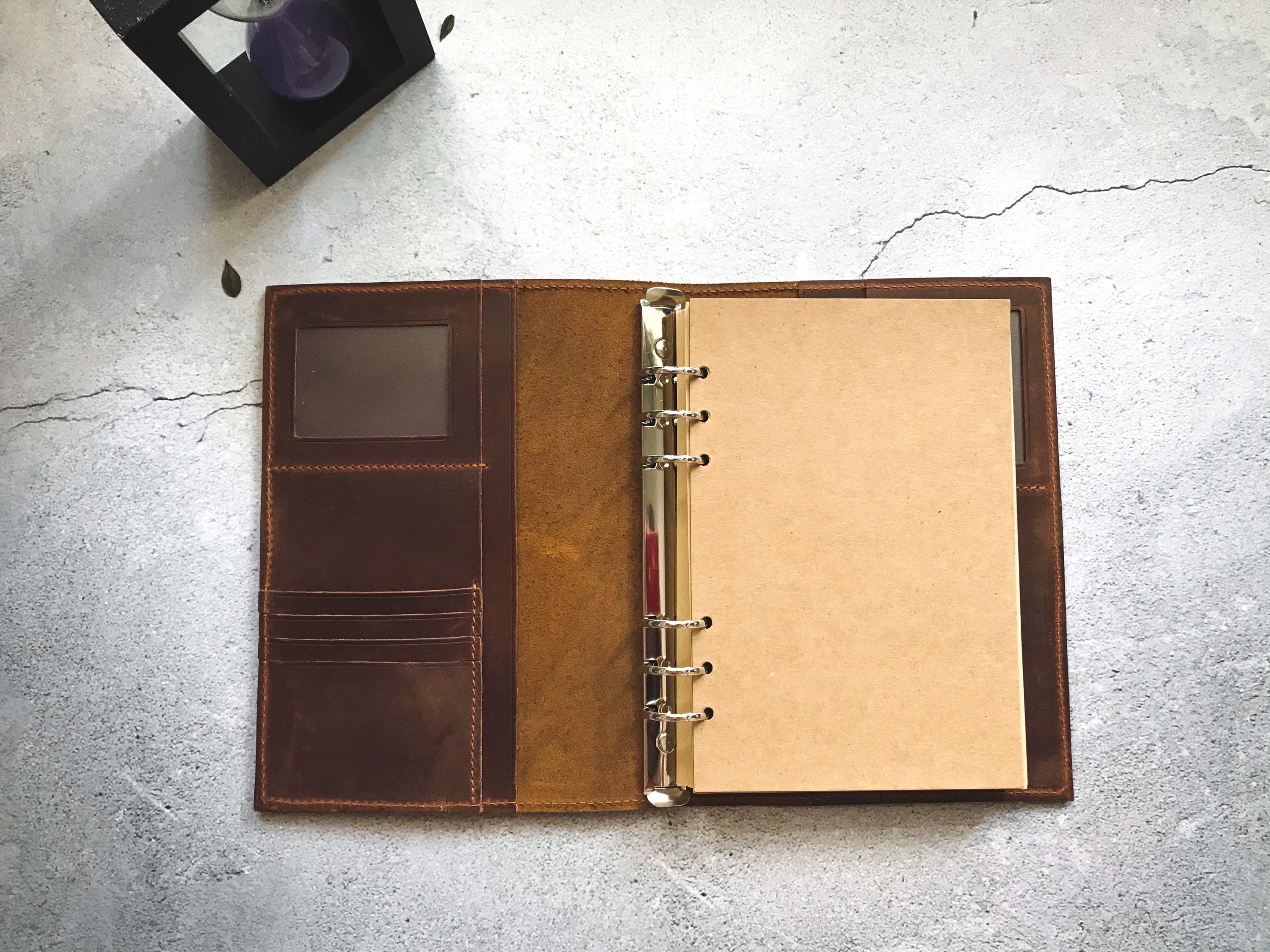 A5 Size Personalized Leather Journal With Strap Engraving - Etsy