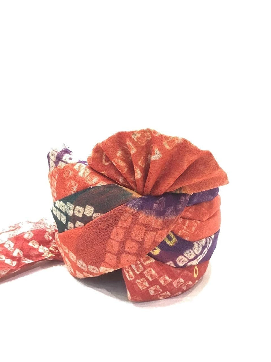 Indian Rajasthani Multi Color Bandhni Wedding Turban Pagri - Etsy