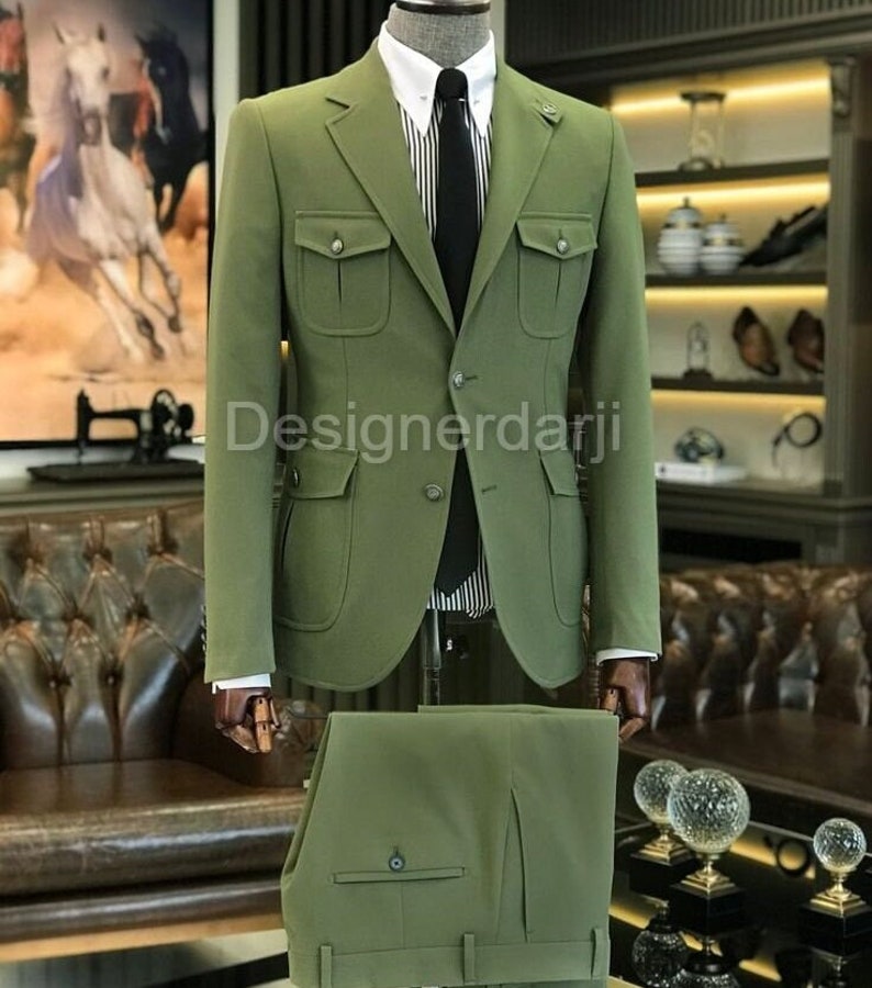 Designer Suits Coat Casual Wear Suits Hunting Style Summer Suits, Suit ...