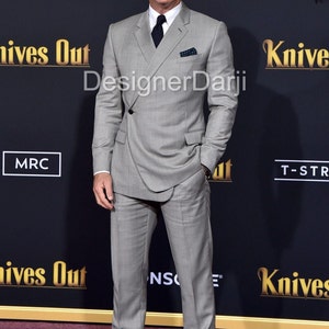 Designerdarji Grey One Button Desiger Coat Pant for Formal Wear Wedding ...