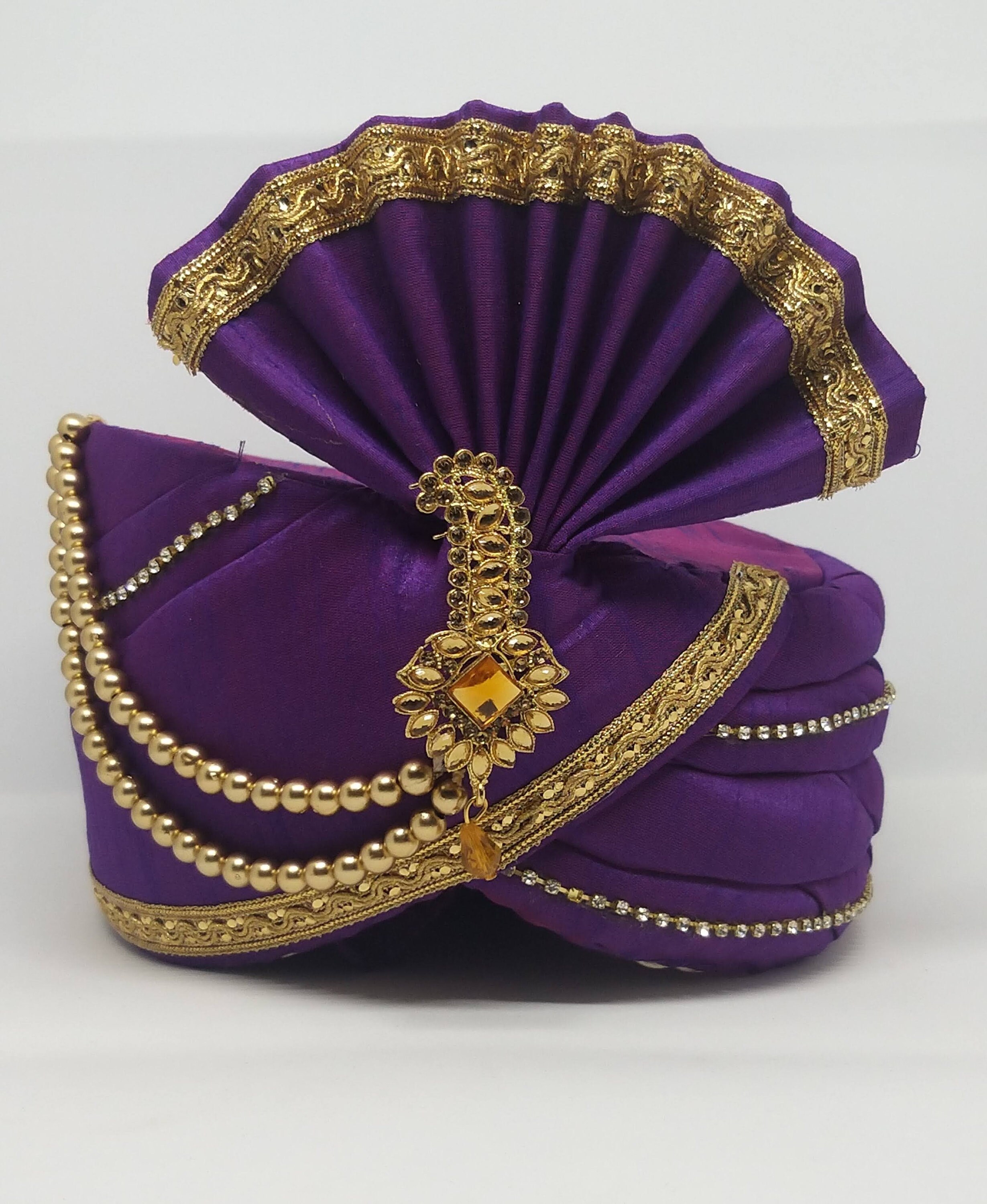 Indian Wedding Turban Pagri Wear Safa Pagadi Royal Maharaja Turban Mens ...