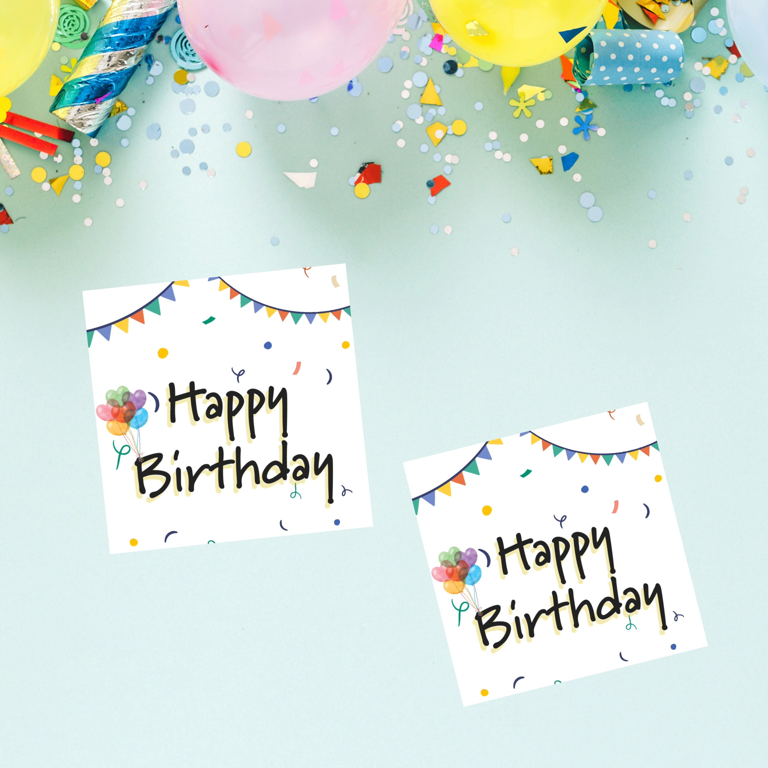 Printable Gift Tags / Happy Birthday Gift Tags / Gift Labels - Etsy