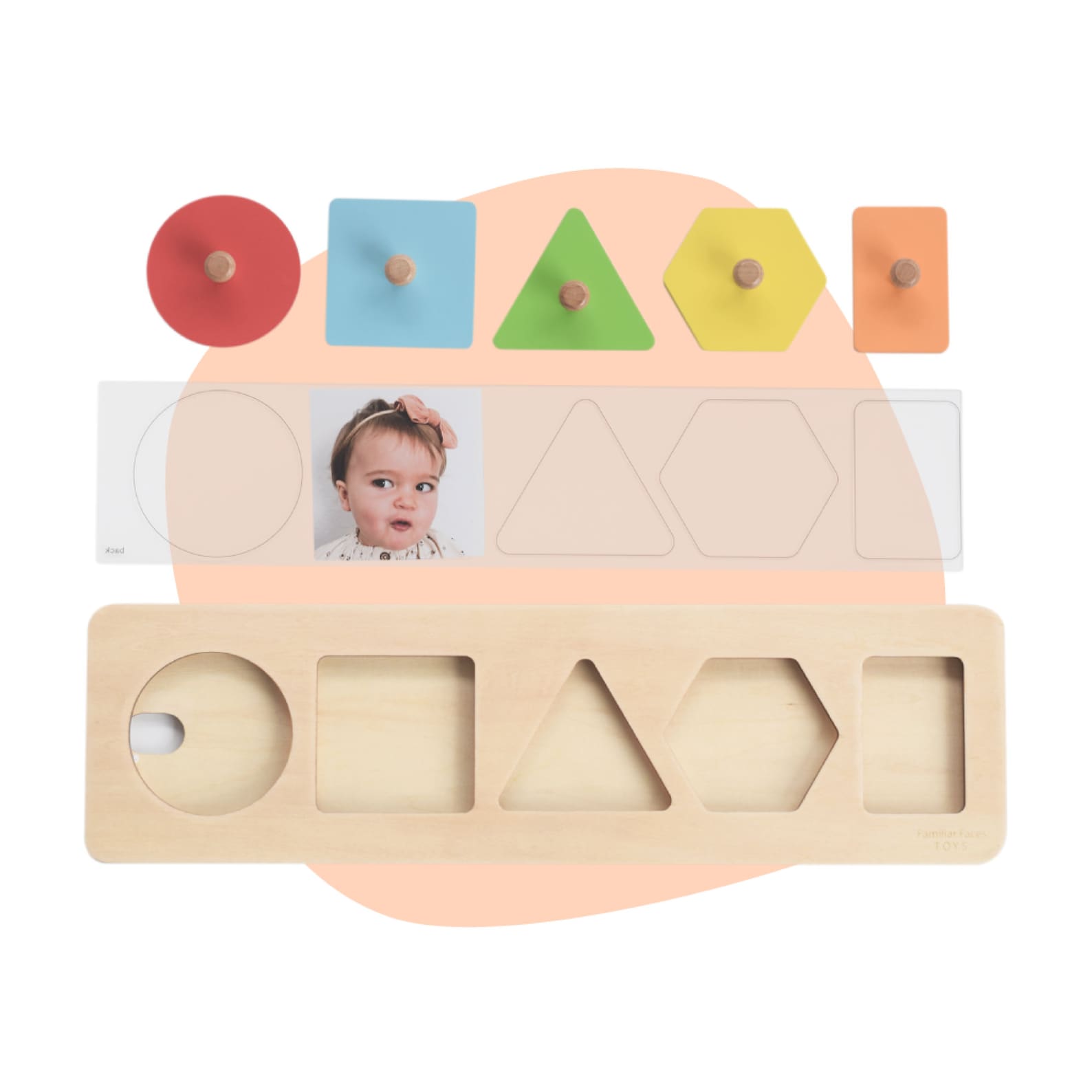 Photo Shapes Puzzle Insert Your Own Photos DIY - Etsy