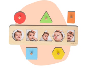 Photo Puzzle - Insert Your Own Photos | Baby & Toddler Peekaboo Puzzle ...