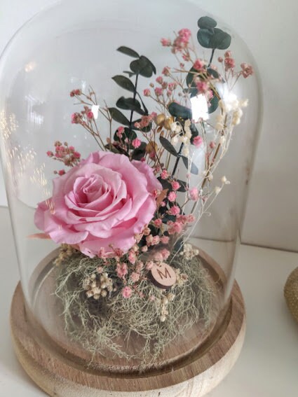 Cloche fleurie Sofia Cloche de fleurs séchées | Etsy