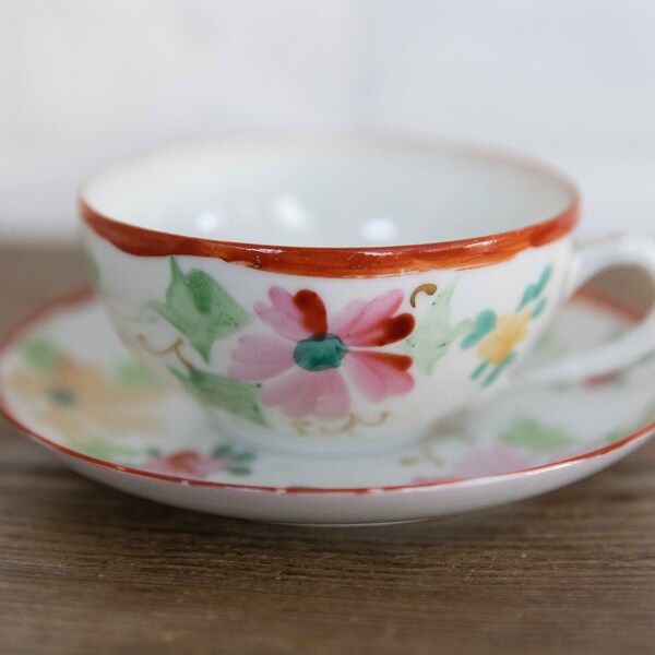 Hand Painted Tea Cup - Etsy