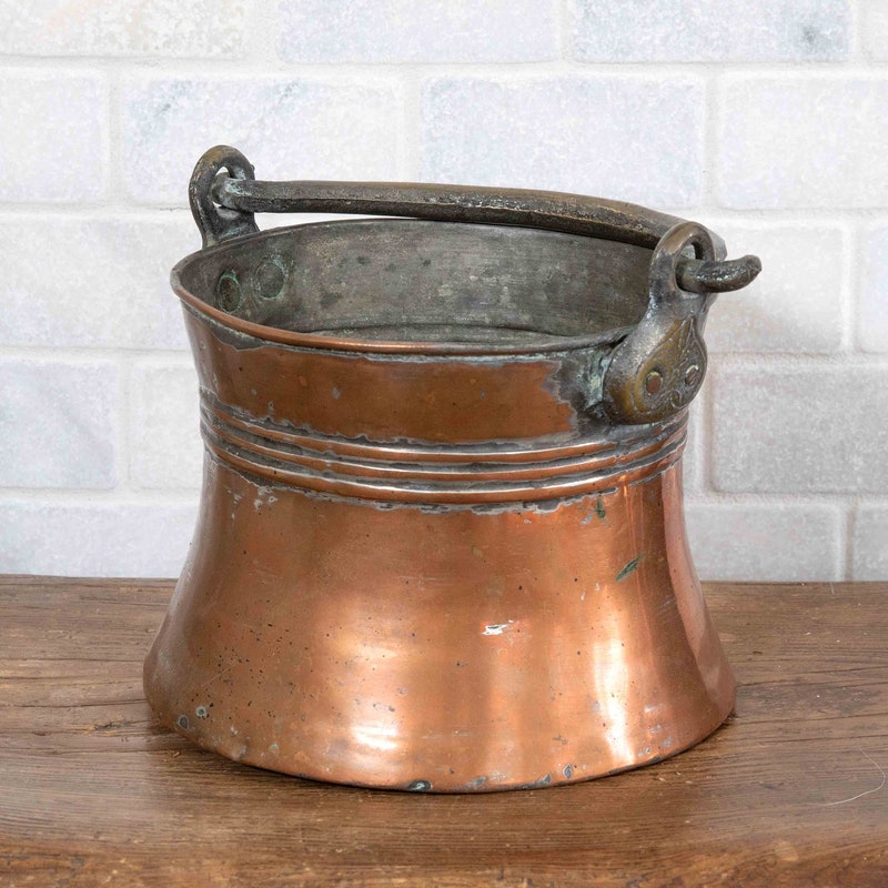 Brass and Copper Cauldron - Etsy