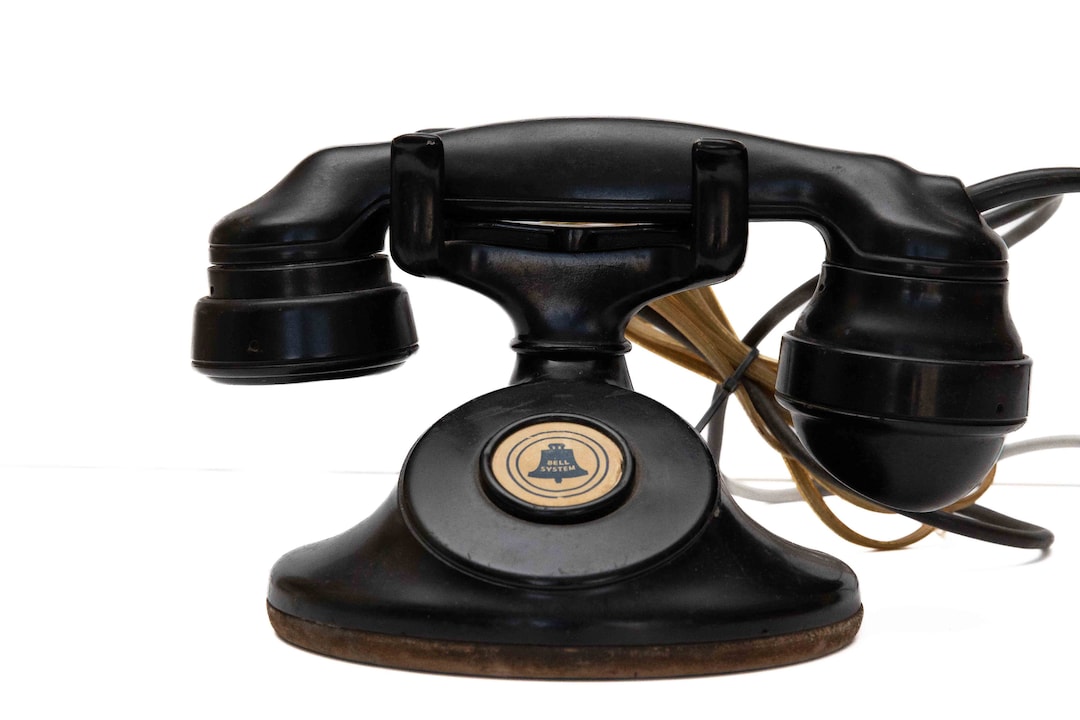 Antique 1920's Telephone Western Electric D1 202 Metal Non-dial Desk ...