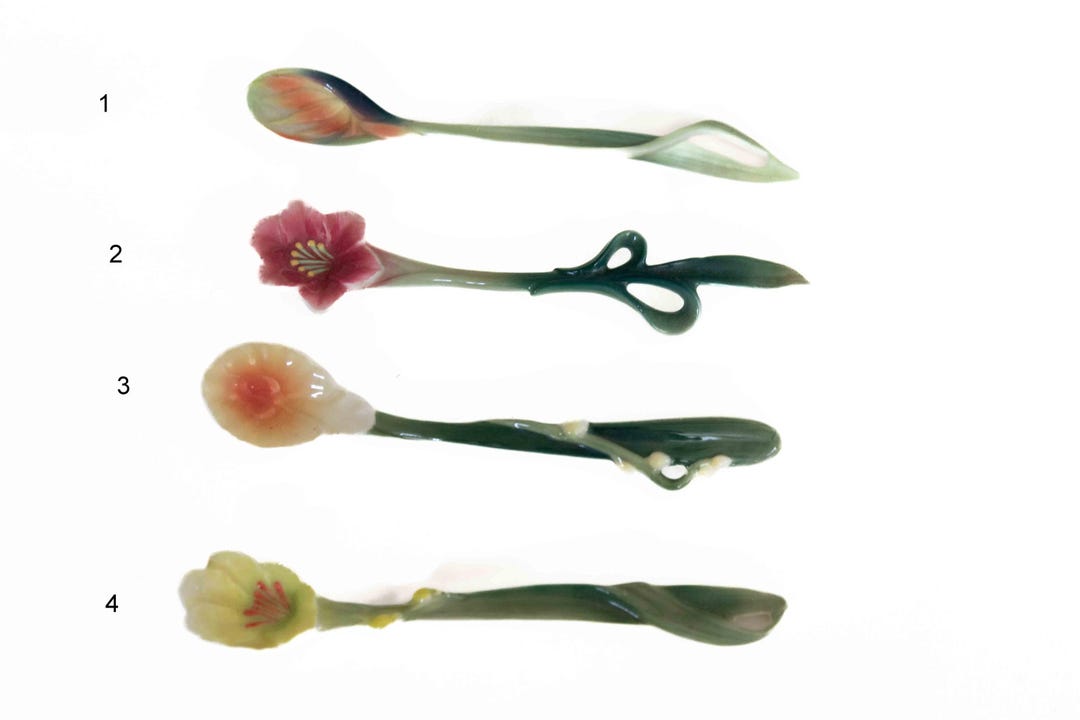 Vintage Franz FZ00321 Porcelain Spoons Selling Separately - Etsy