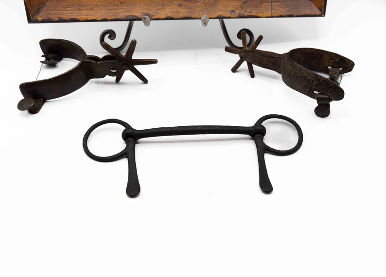Antique Iron Horse Bits Harness Bits Equestrian, Rustic Decor, Farm ...