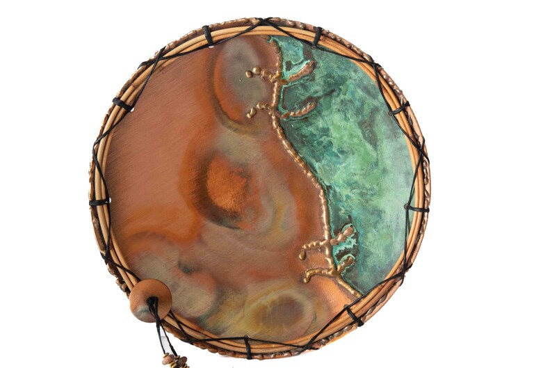 2002 Patrick Shannon Signed Welded Copper Landscape Plate With Hand ...