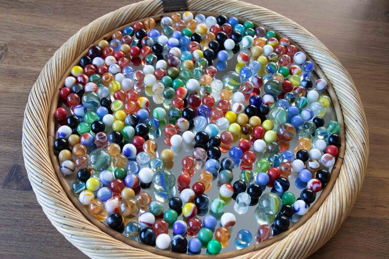 398 Vintage Glass Marbles Different Sizes - Etsy