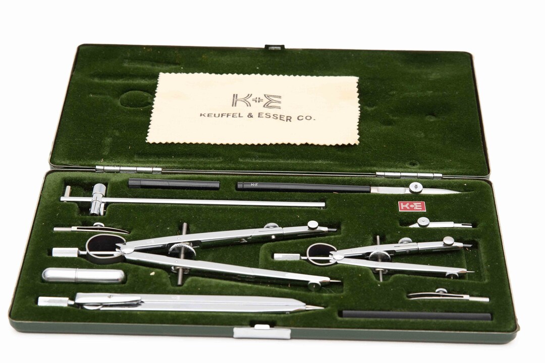 Vintage Keuffel and Esser Co. German Quality Drafting Full Set With ...