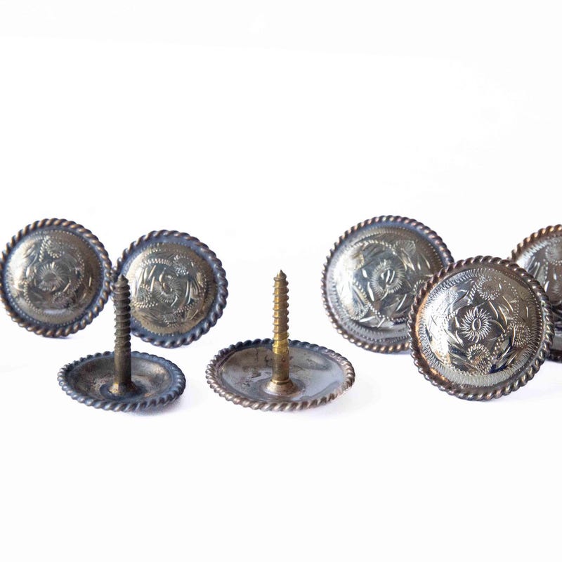 Western Saddle Conchos - Etsy