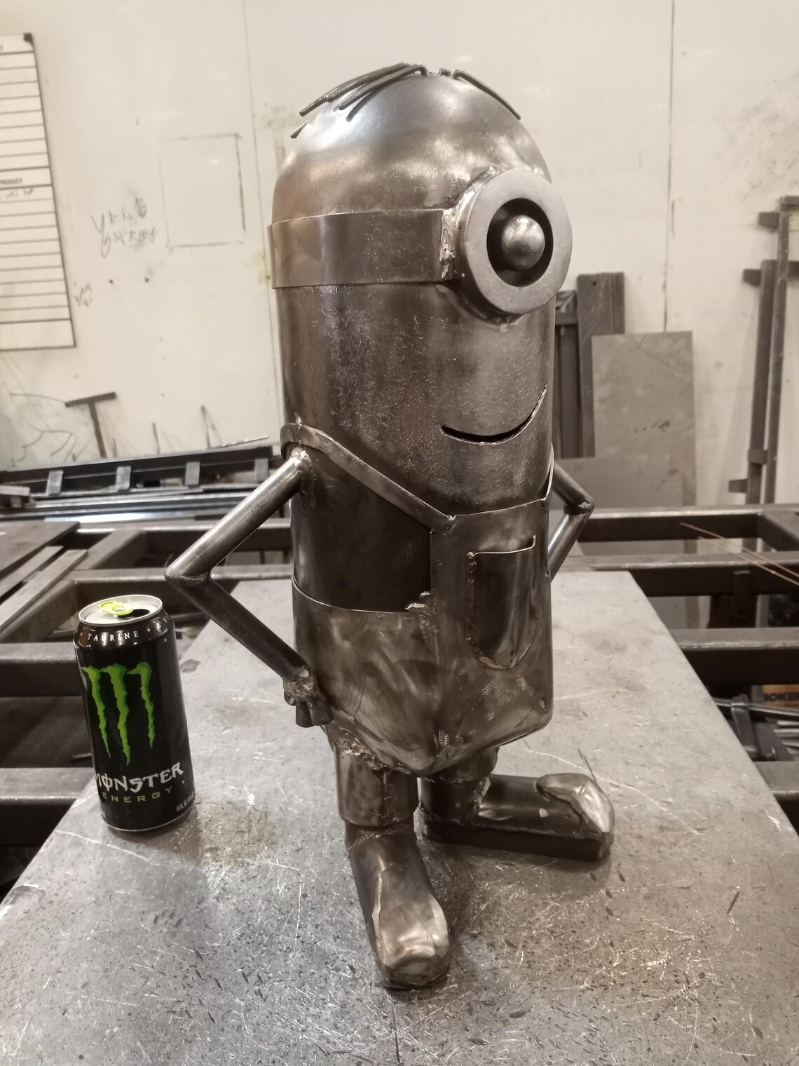 Handmade 18.25 Inch Minion Sculpture, Rare Find - Etsy
