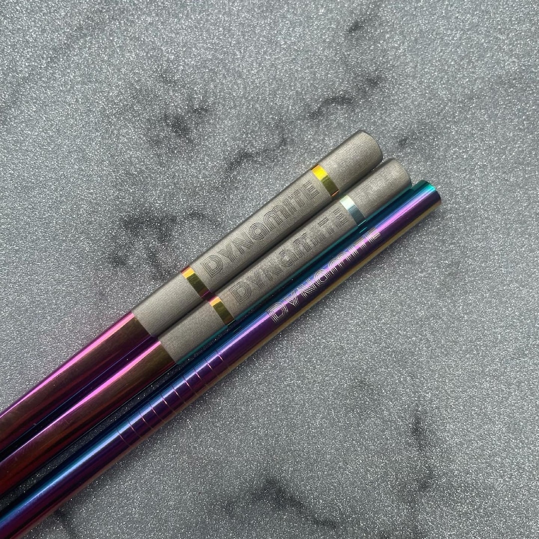 Dynamite Straw and Chopsticks BTS Bangtan - Etsy