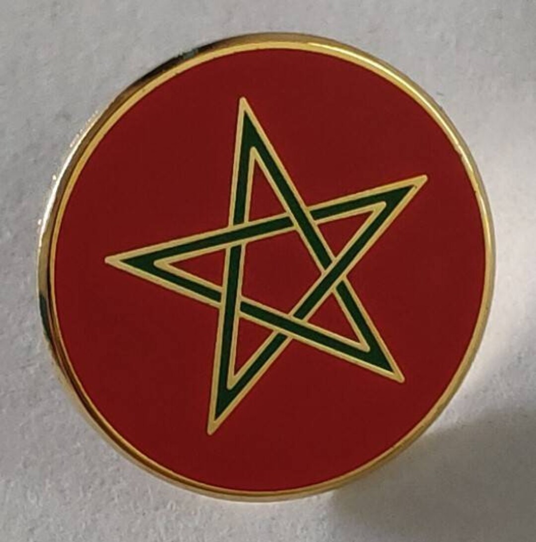 Moorish Star Lapel Pin - Etsy