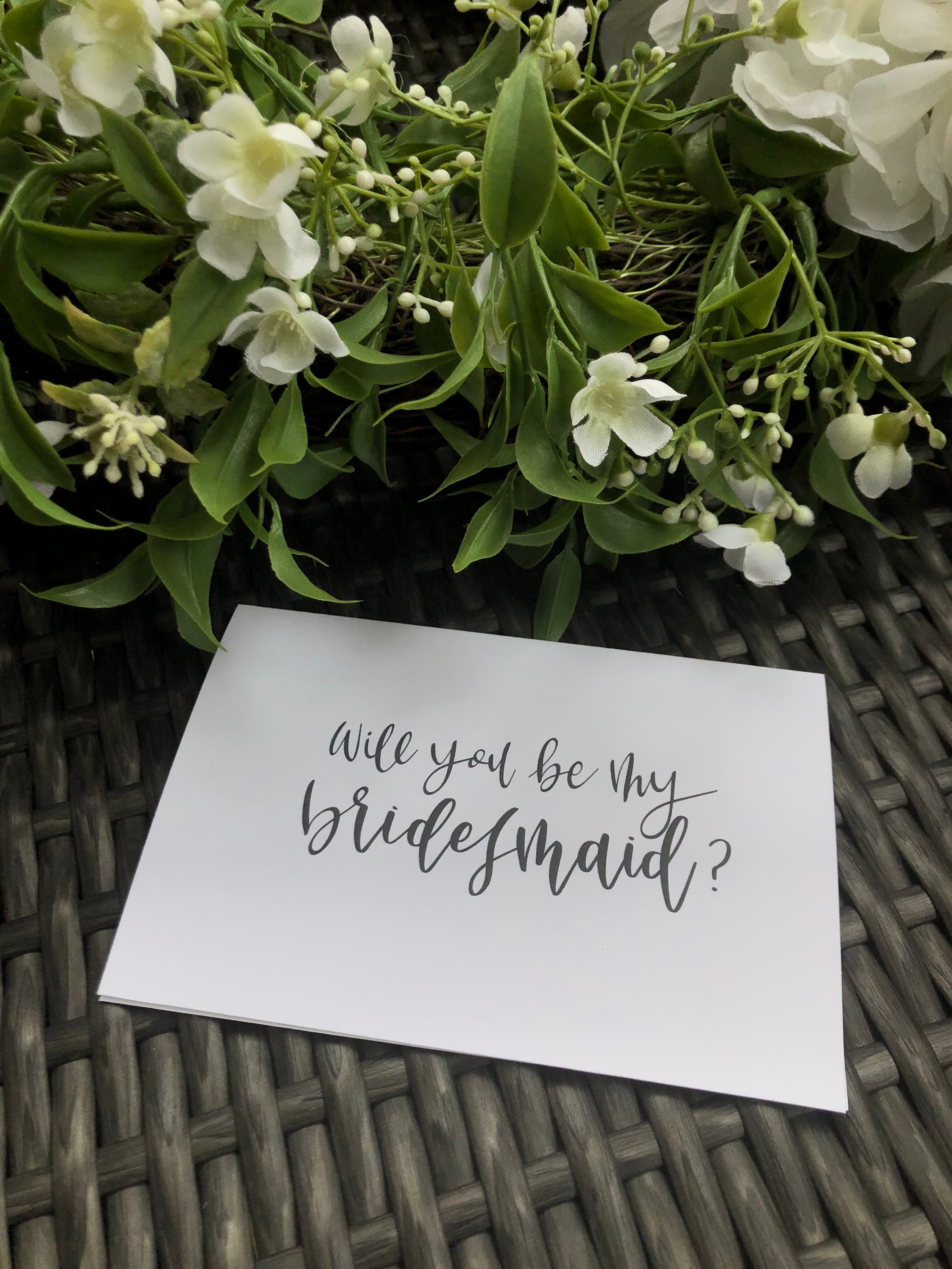 Handwritten Bridesmaid Proposal Card - Etsy