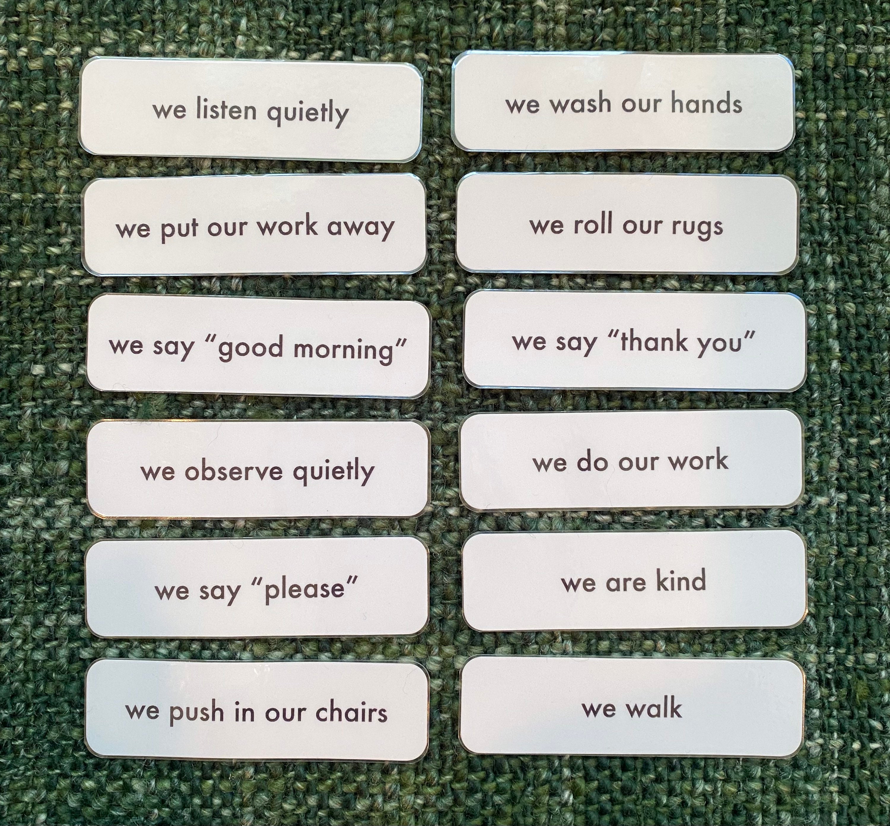 Grace & Courtesy 3-part Montessori Language Cards - Etsy