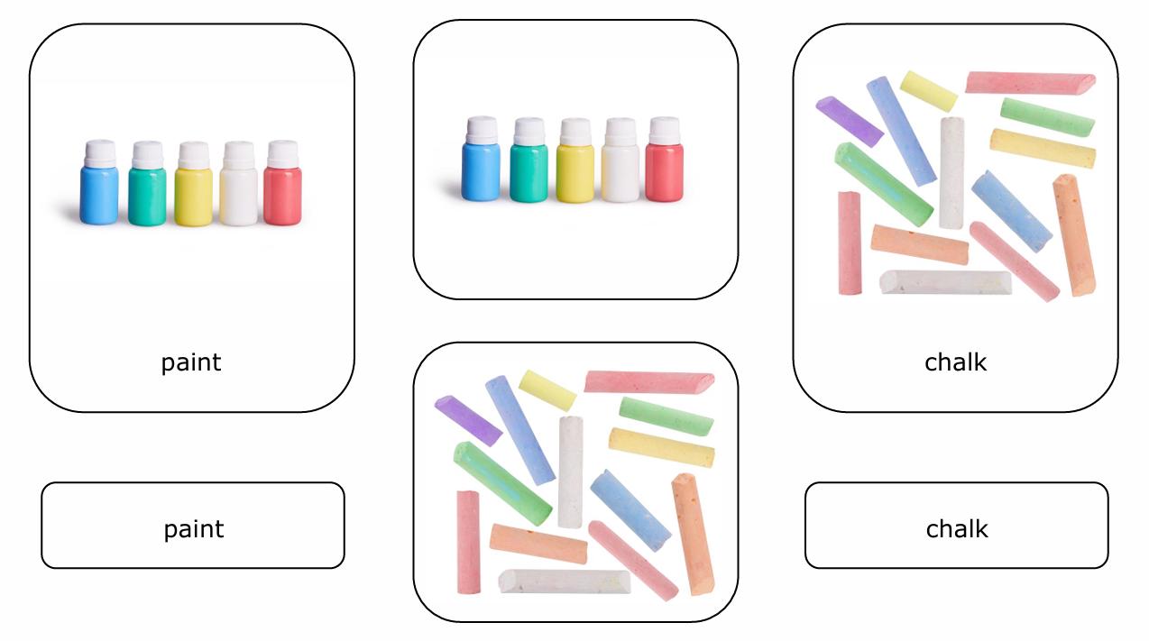 Art Supplies Montessori 3-part Language Cards - Etsy
