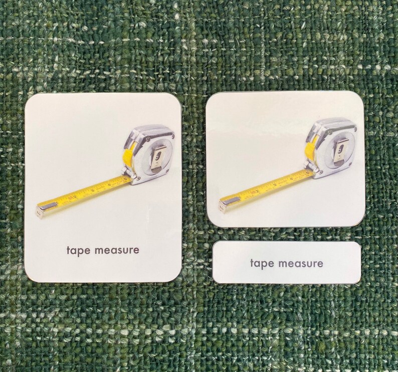 Tools 3-part Montessori Language Cards PDF - Etsy