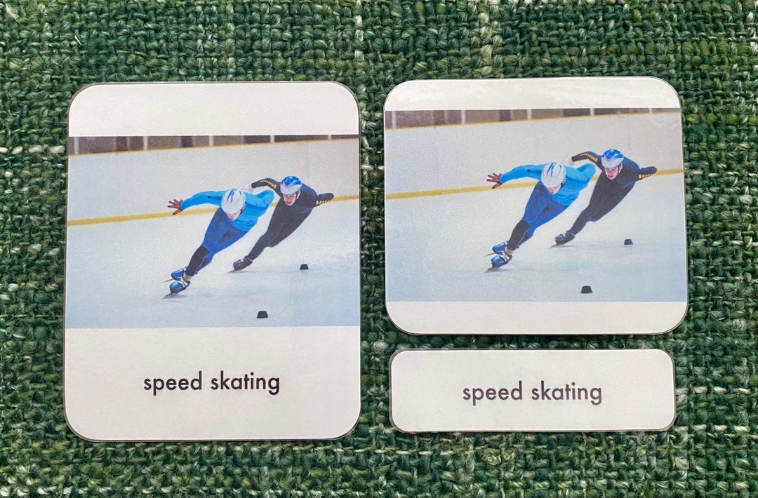 Winter Olympic Sports 3-part Montessori Language Cards PDF - Etsy