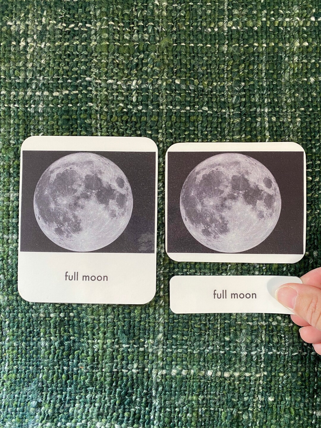 Phases of the Moon 3-part Montessori Language Cards PDF - Etsy