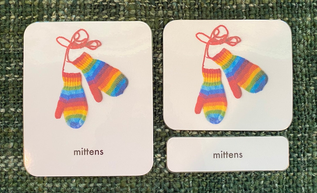 Winter Garments 3-part Montessori Language Cards PDF - Etsy