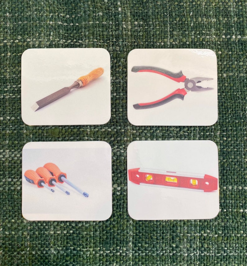 Tools 3-part Montessori Language Cards PDF - Etsy