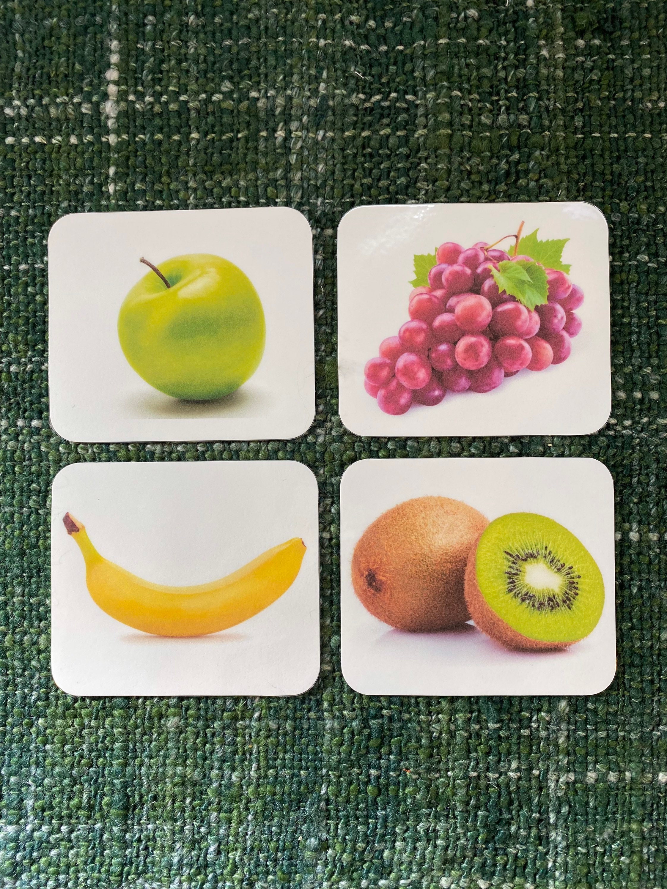 Fruit 3-part Montessori Language Cards PDF - Etsy