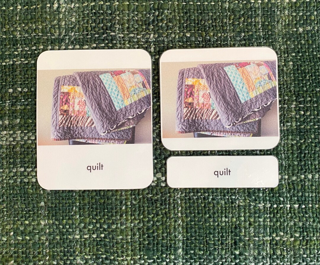 Bedroom Montessori 3-part Language Cards PDF - Etsy