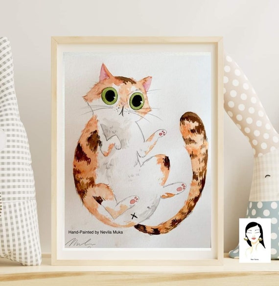 Crazy Cat Lady Paintings
