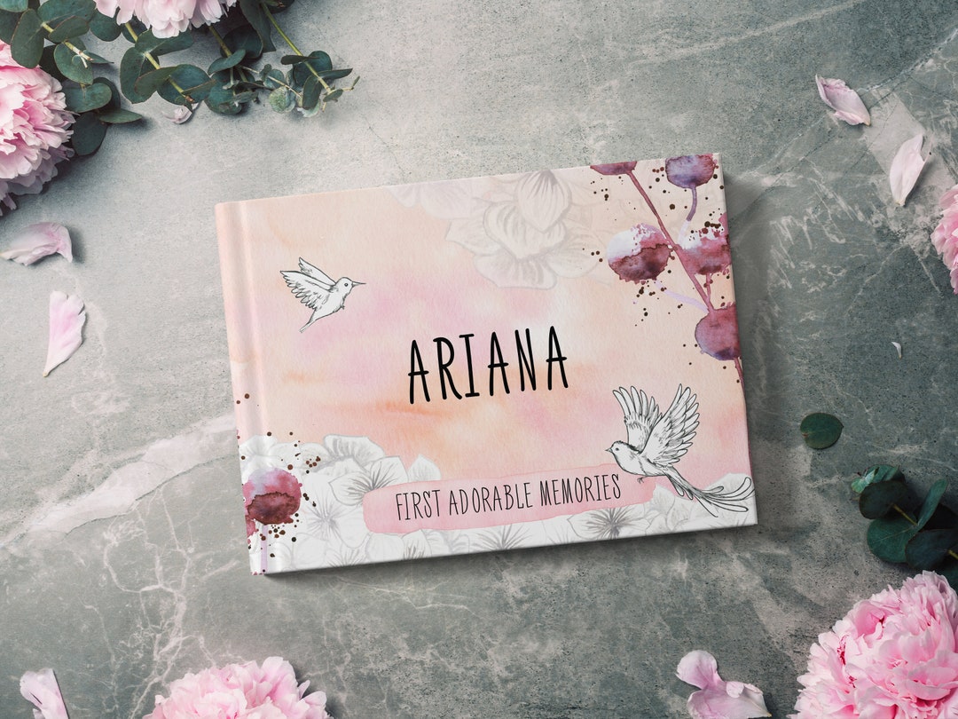 PERSONALIZED Baby's Book of First Milestones - Etsy