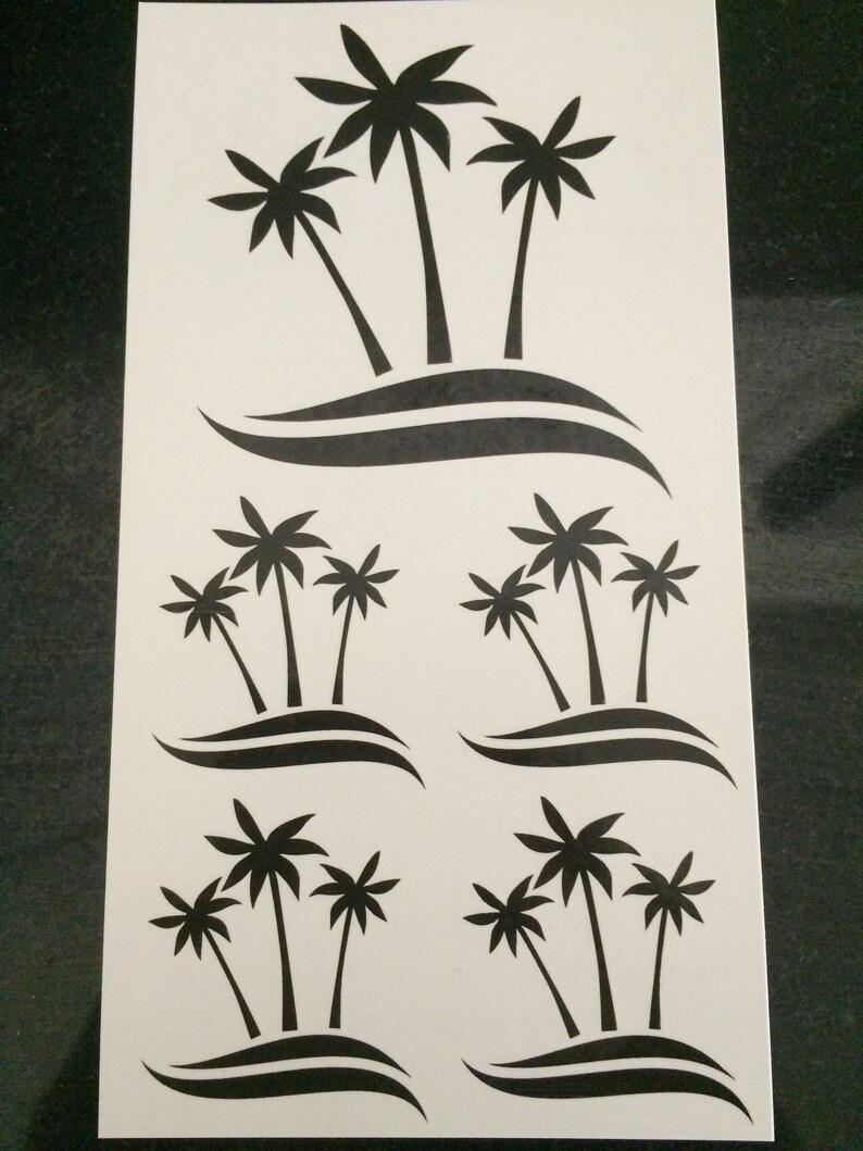 BEACH TATTOO (5) Temporary Tattoo Designs - Etsy