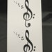 MUSIC TATTOO 2) LARGE Temporary Tattoo Designs - Etsy