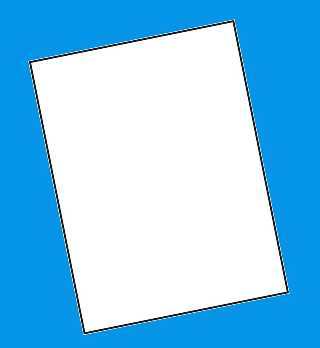 Blank Label Sticker Recycled 8.5X11.5 Rectangle 4 Sheets (with 1 ...